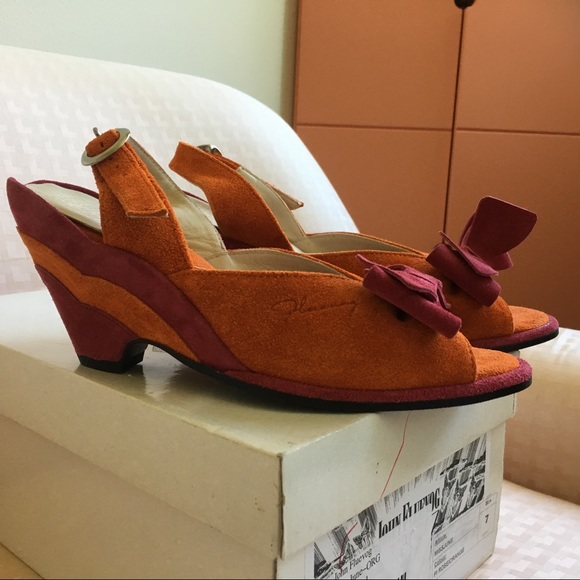 John Fluevog | Shoes | Nib Nwt John Fluevog Miss June Suede Sandals ...